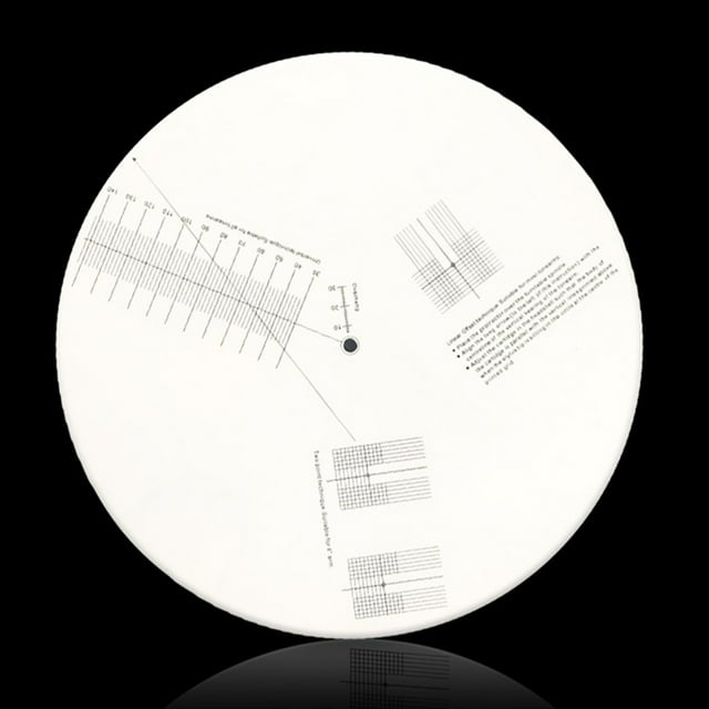 LP Vinyl Record Pickup Calibration Plate Distance Gauge Protractor ...