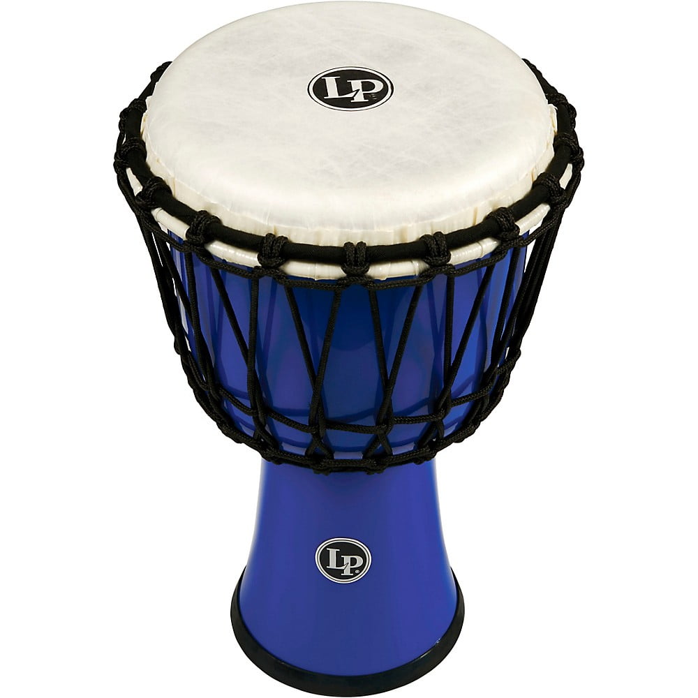 LP World Rope-Tuned Circle Djembe, 7 in. Blue - Walmart.com