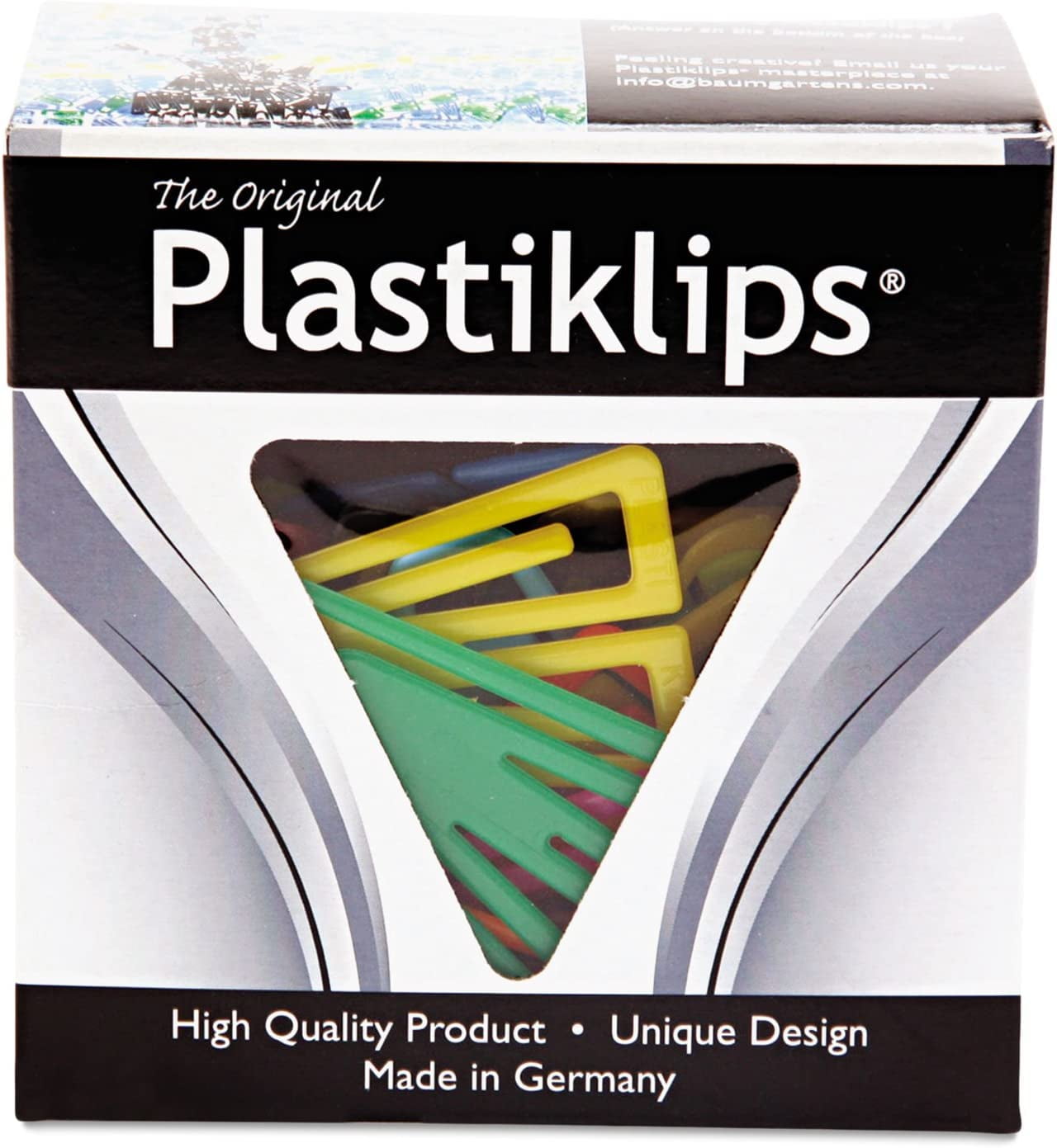 LP0300 Plastiklips Paper Clips, Medium, Assorted Colors, 500/Box ...