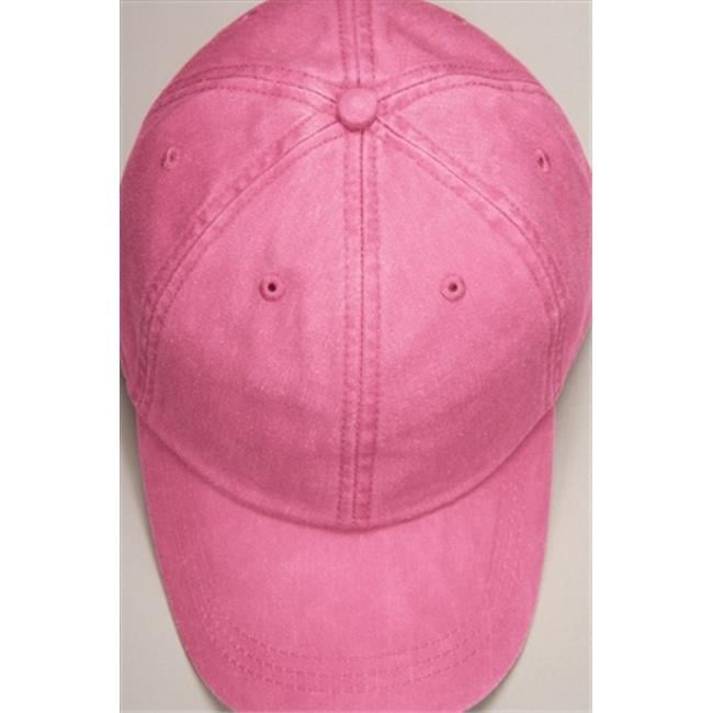 LP101 Optimum-Solid Pigment Dyed 6 Panel Low Profile Cap - Hot Pink ...