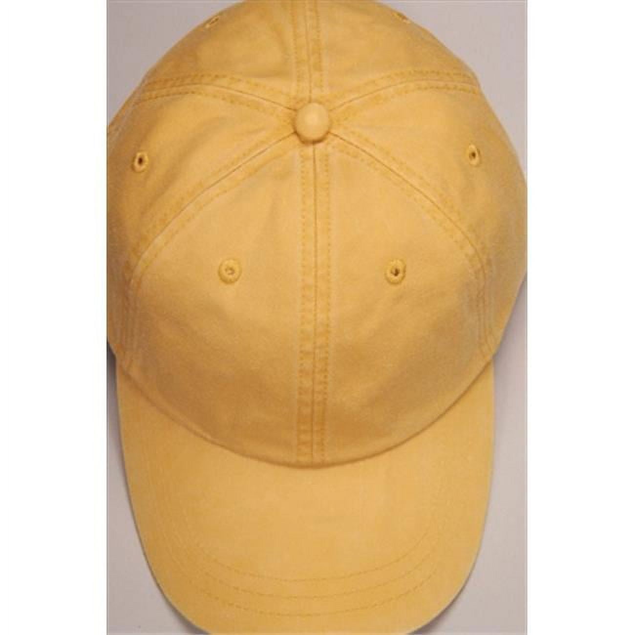 LP101 Optimum-Solid Pigment Dyed 6 Panel Low Profile Cap- Mustard ...