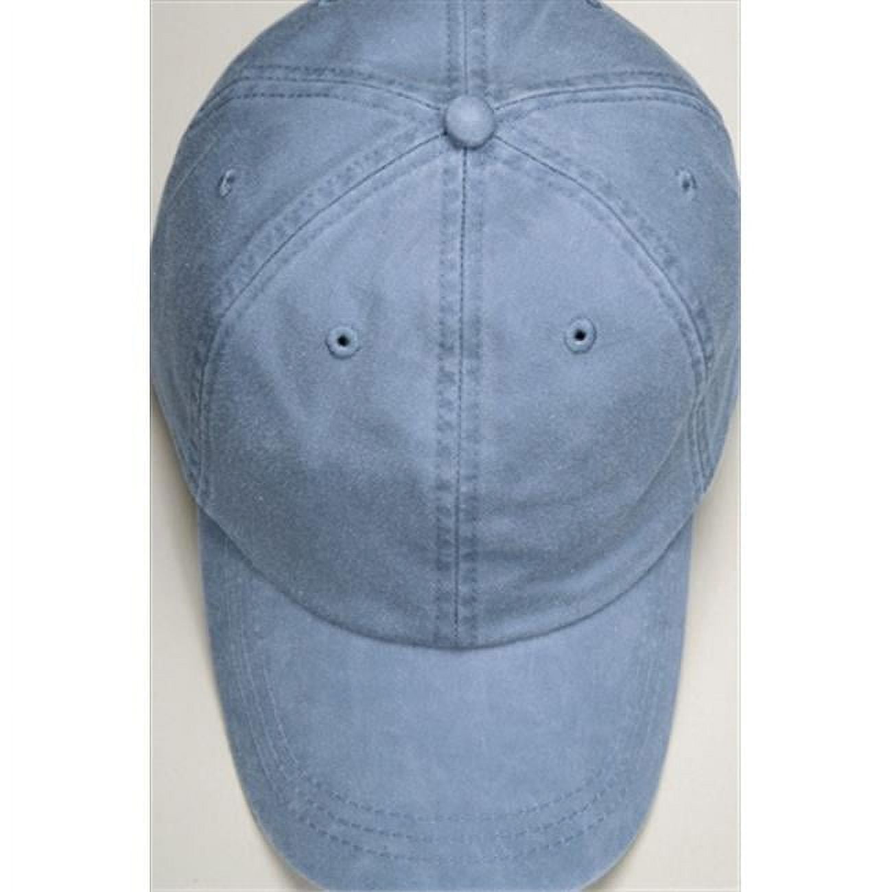 LP101 Optimum-Solid Pigment Dyed 6 Panel Low Profile Cap- Periwinkle ...