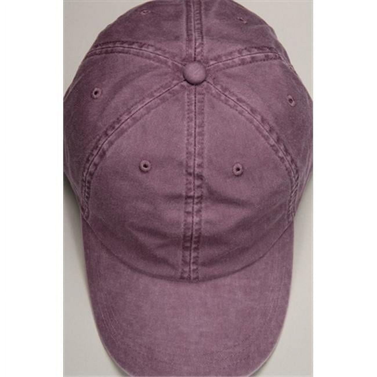 LP101 Optimum-Solid Pigment Dyed 6 Panel Low Profile Cap- Wild Plum ...
