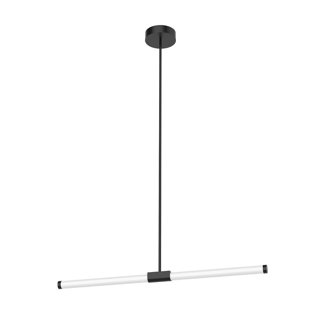 LP18537-BK-Kuzco Lighting-Akari - 25W LED Linear Chandelier-1.5 Inches ...