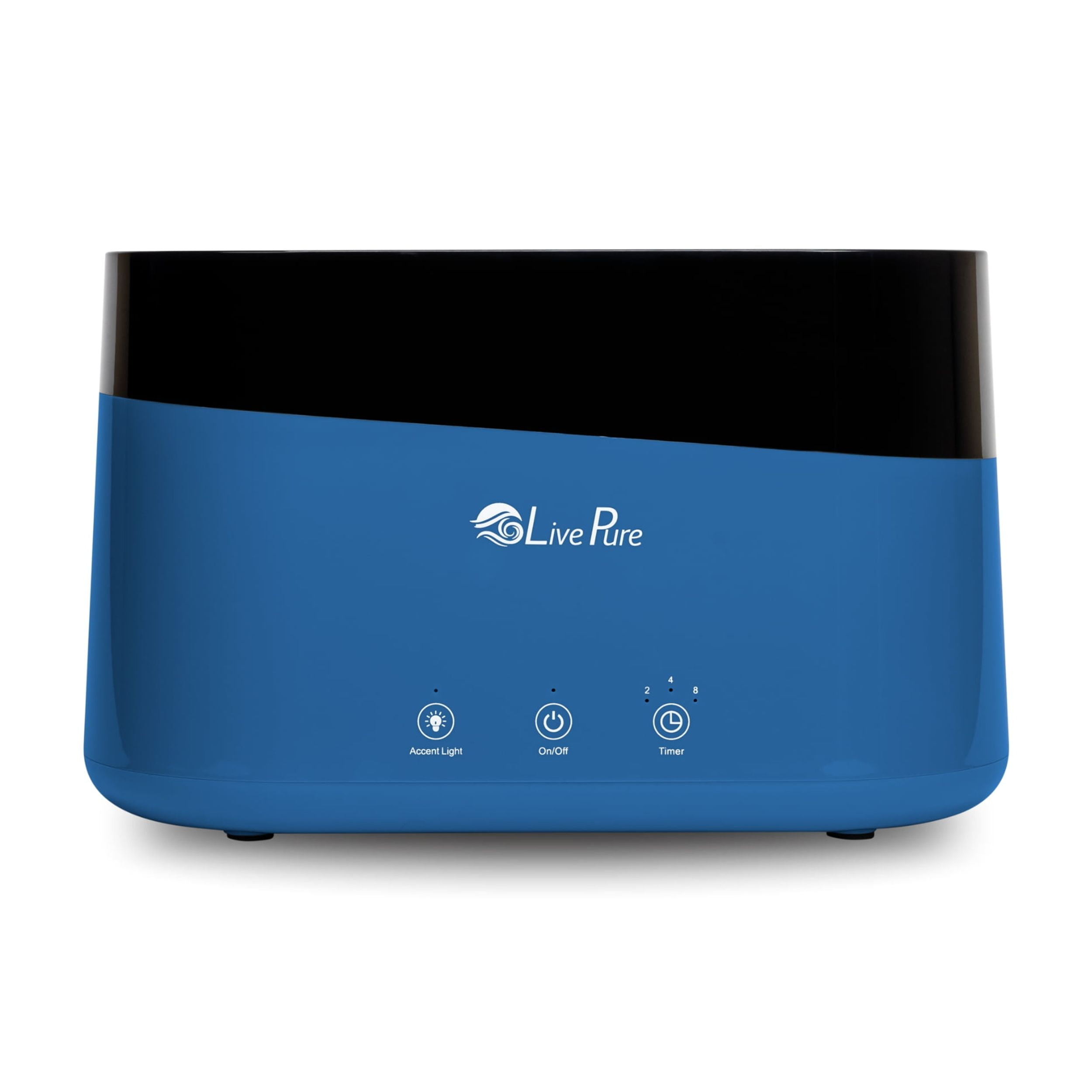 Live Pure Aqua Flame Ultrasonic Humidifier, Essential Oil Diffuser ...