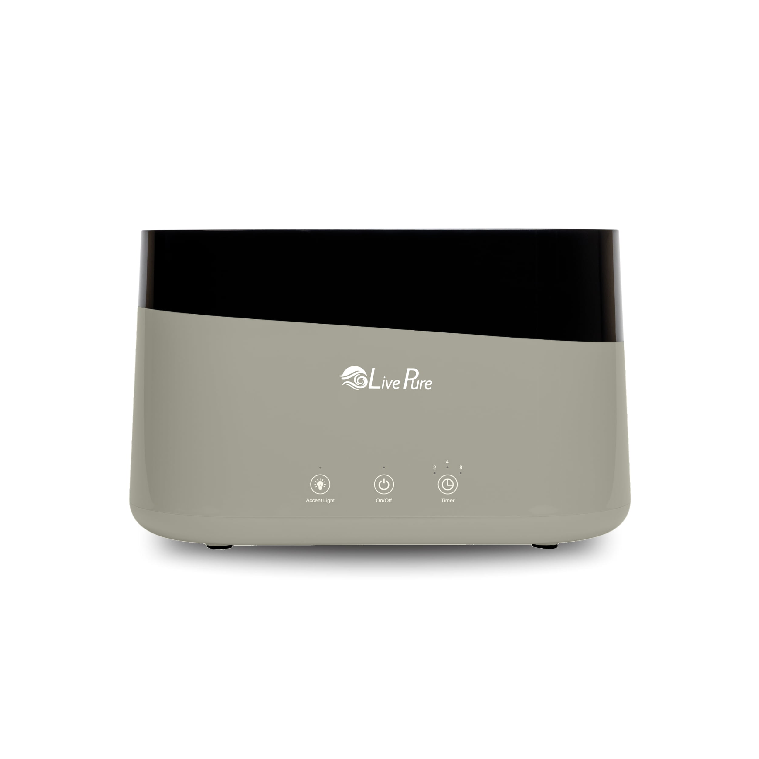 LP300HUM LivePure Aqua Flame Ultrasonic Humidifier (.75L) - Vibration ...