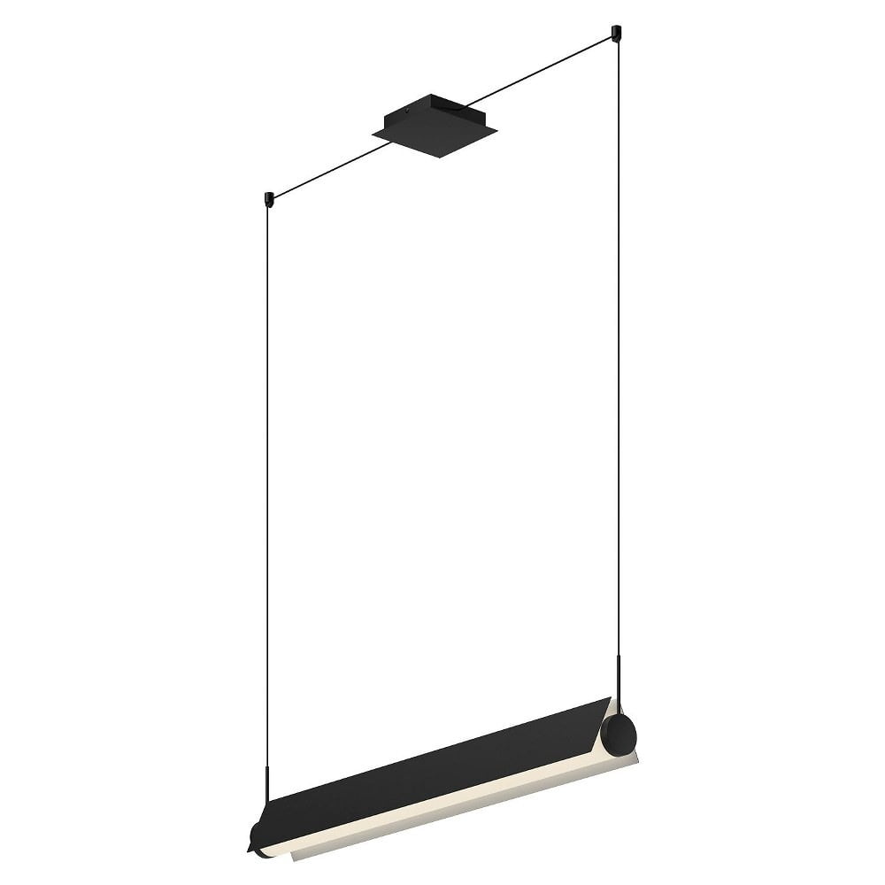 LP73536-BK/WH-Kuzco Lighting-Phoenix - 25W LED Linear Pendant-7.13 ...