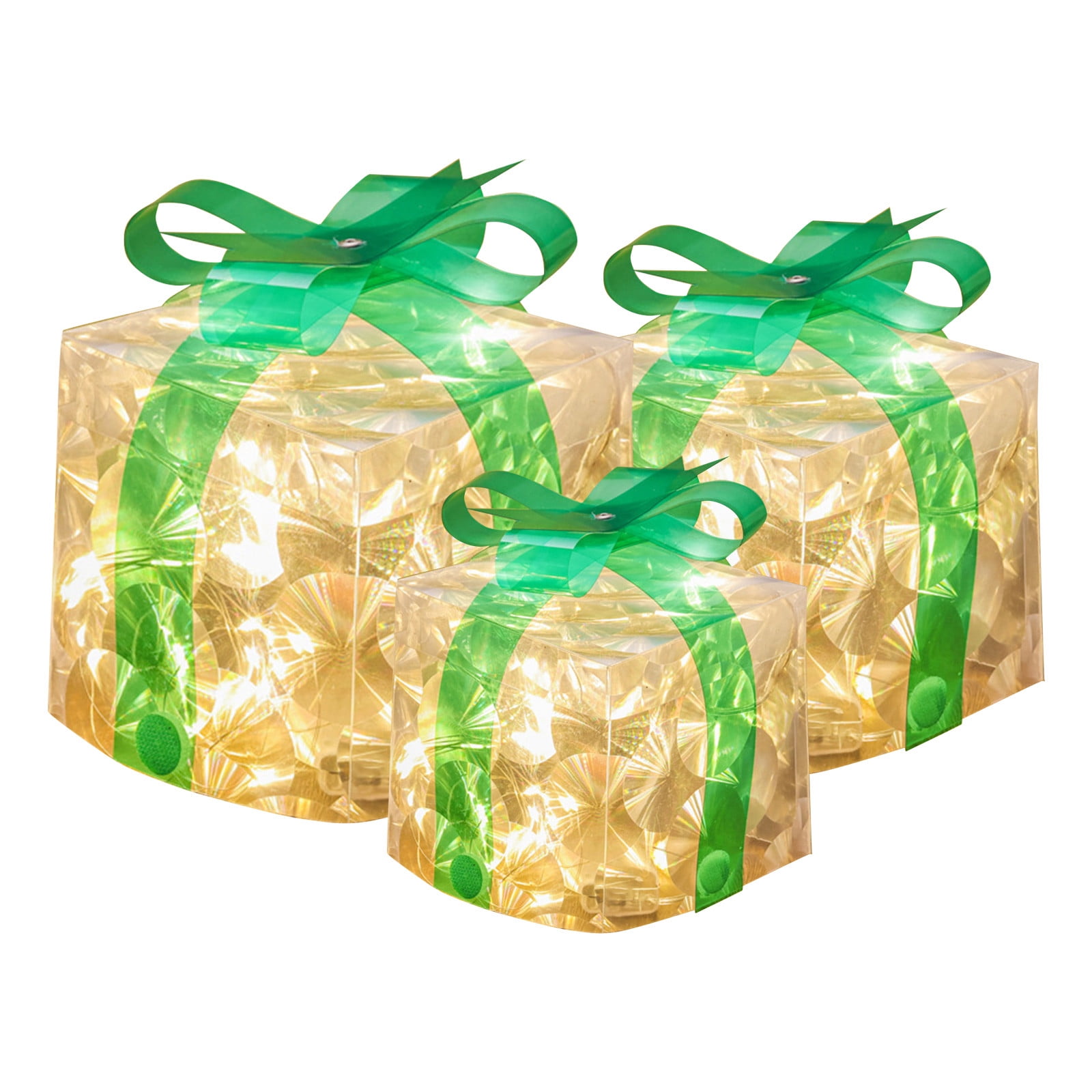 LPAIMEO Christmas Lighted Gift Boxes, Christmas Decorations Indoor ...