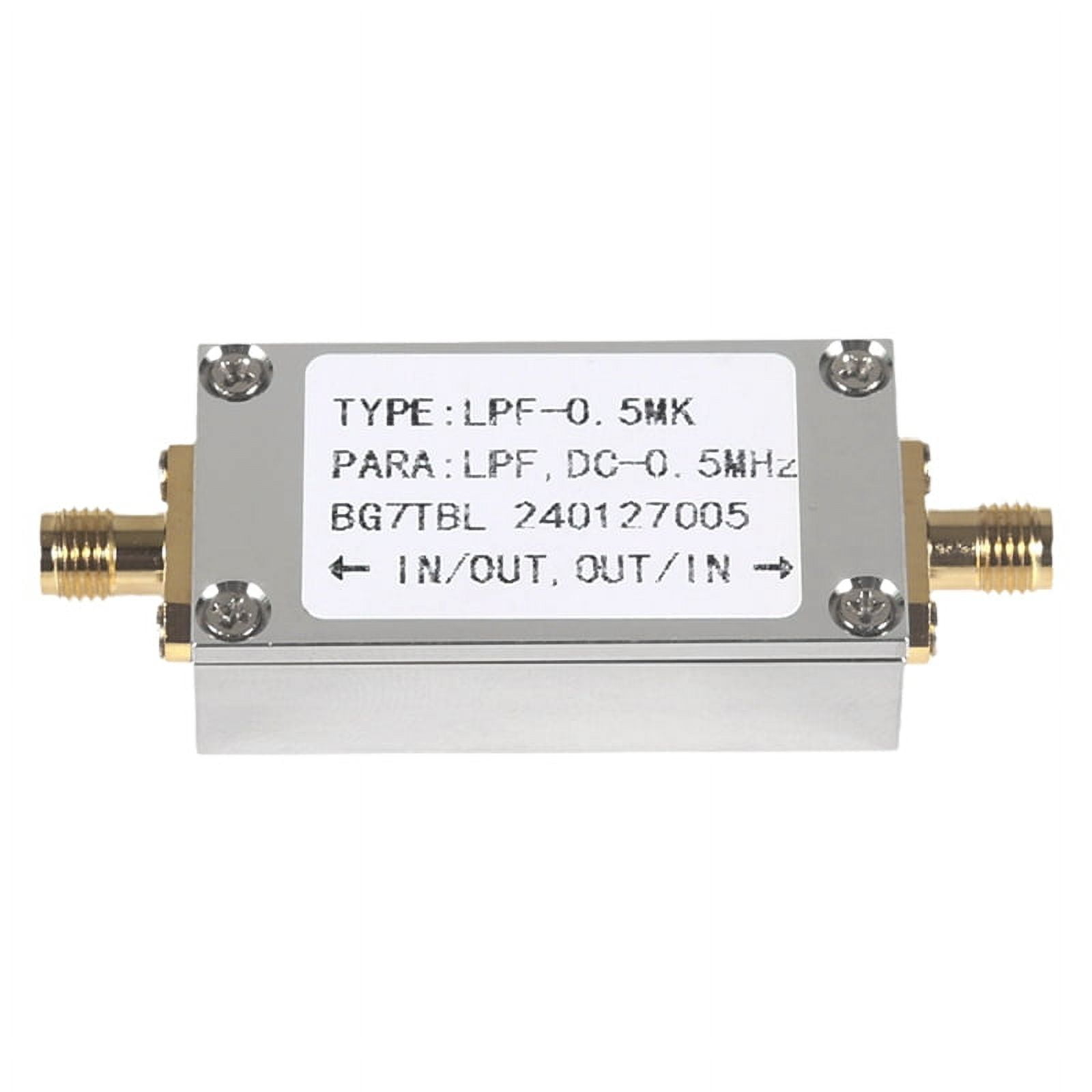 LPF Low Pass Filter 500M LC LPF 0.5MK SMA Interface DC- 0.5MHZ LPF for ...