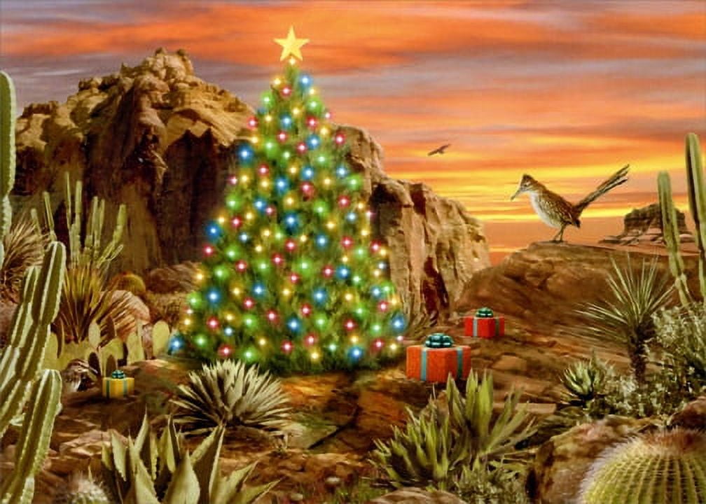 LPG Greetings Desert Glow Western Christmas Card (1 card/1 envelope ...