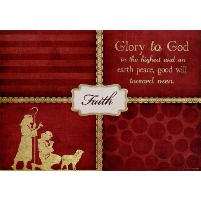 LPG Greetings Glory to God: Stephanie Marrott Deluxe Glitter Religious ...