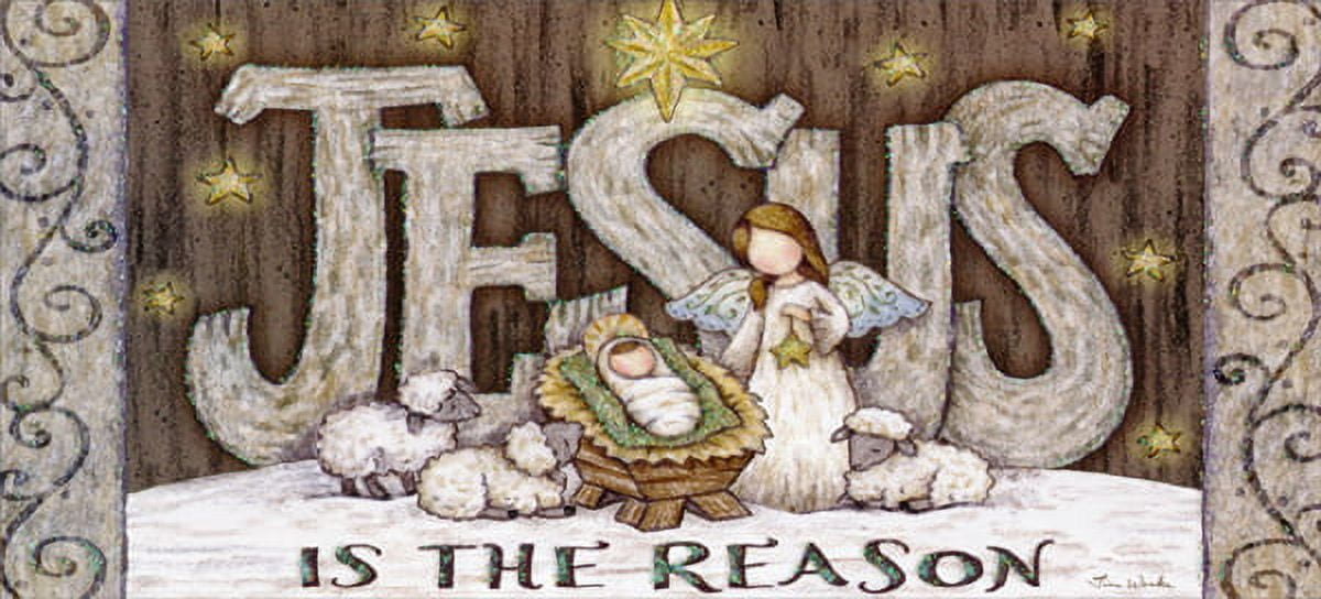 LPG Greetings Jesus is the Reason : Tina Wenke Long Glitter Religious ...