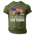 LPKRT Boys Usa Short Sleeve Tshirts Crewneck Independence Day Print ...