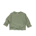 LPKRT Kids Striped Short Sleeve T-Shirts Crewneck Casual Tee Tops Kids ...