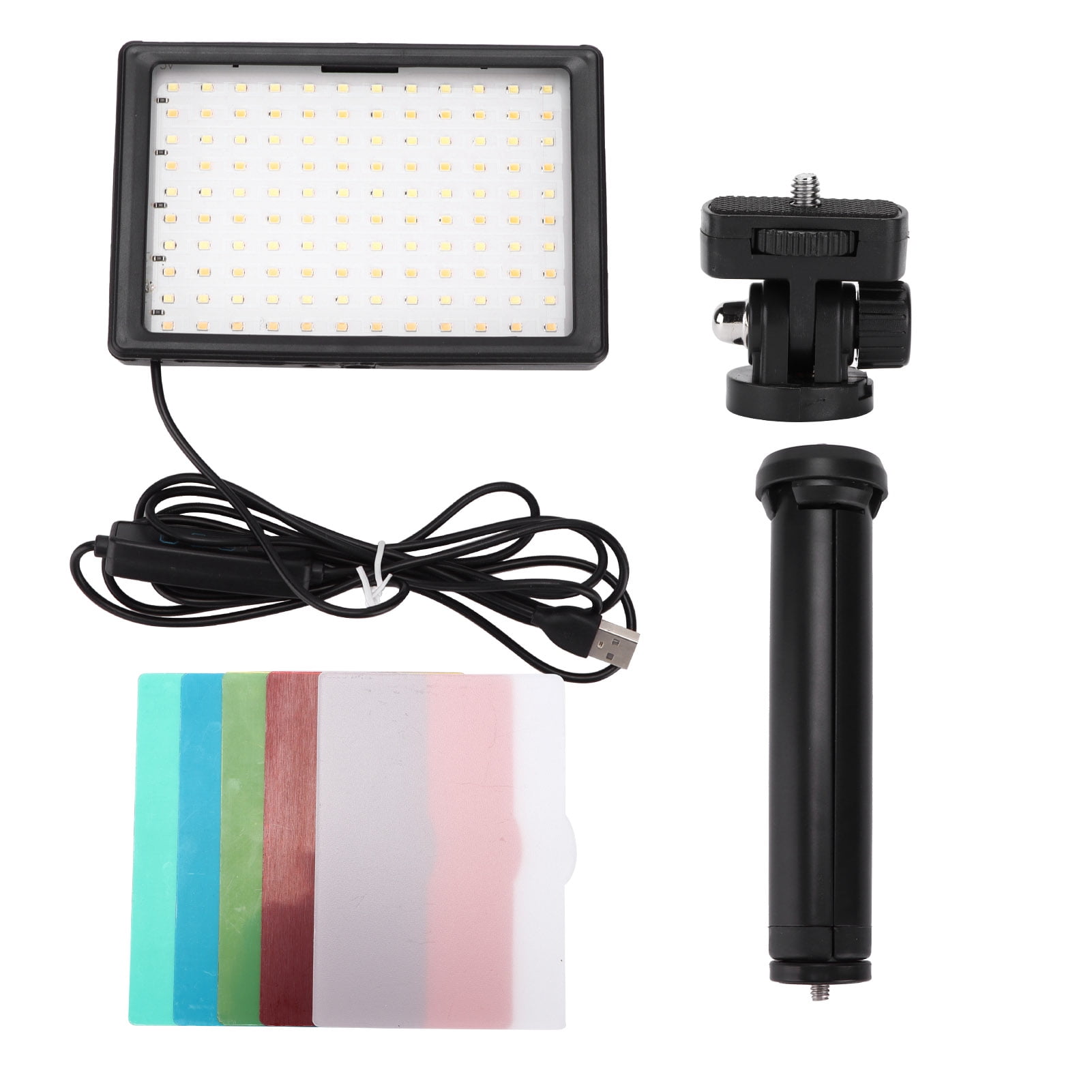 LPL‑01 Portable LED Fill Light Set with 3200‑5500K Dual Color Temperature for Photography ...