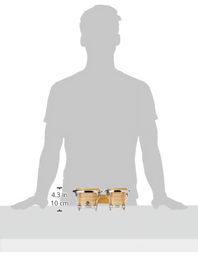 LPM199-AW LPMC Mini Tunable Natural Wood Bongos - Walmart.com