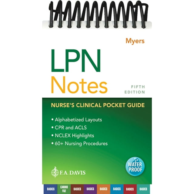 LPN Notes: Nurse's Clinical Pocket Guide (Other) - Walmart.com
