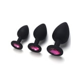 LPS 2025 Obsidian Anal Training Set 3-Size Medical Silicone+Cone ...