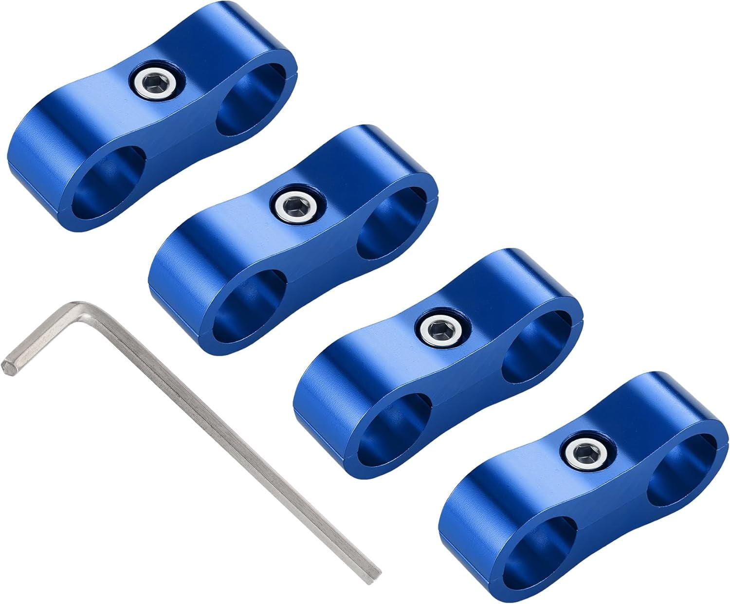 LPS Hose Separator Clamp, Fuel Line Mounting Clamp Aluminum 4PCS ...