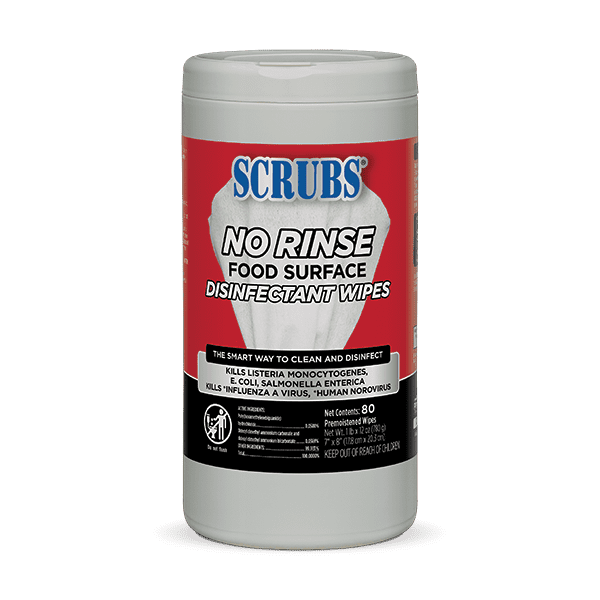 LPS No Rinse Food Surface Disinfectant Wipes, Alcohol-Based, 80 ct ...