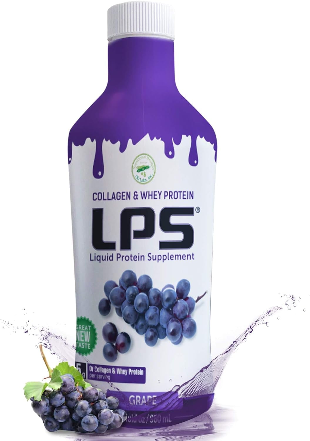 Nutritional Designs LPS Sugar-Free Liquid Protein Supplement, 15g ...