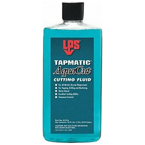 LPS Tapmatic AquaCut Cutting Fluids, 16 oz, Bottle - Walmart.com