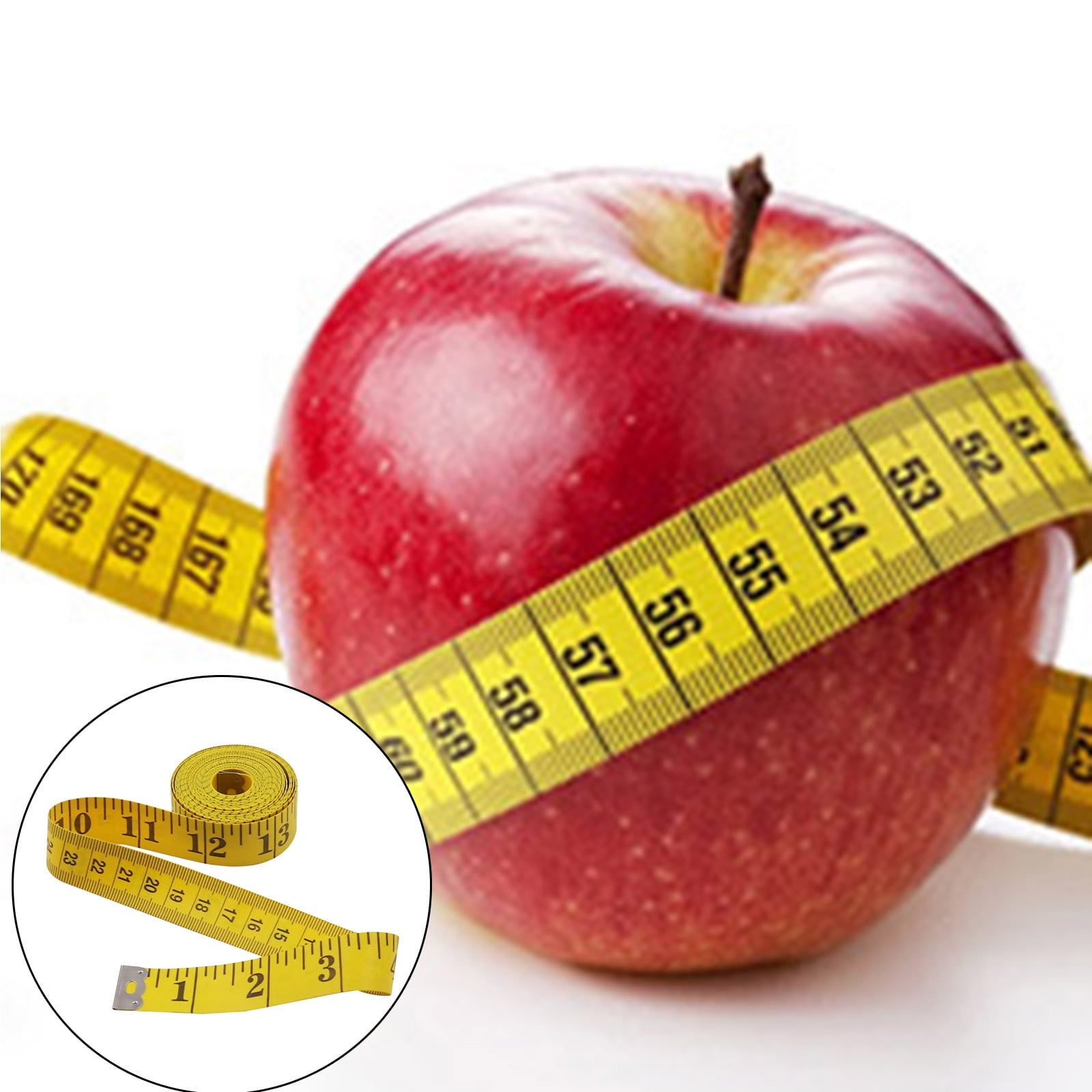 LPSSTORE 10 Foot 120inch Metric Soft Fiberglass Tape Measure Sewing ...