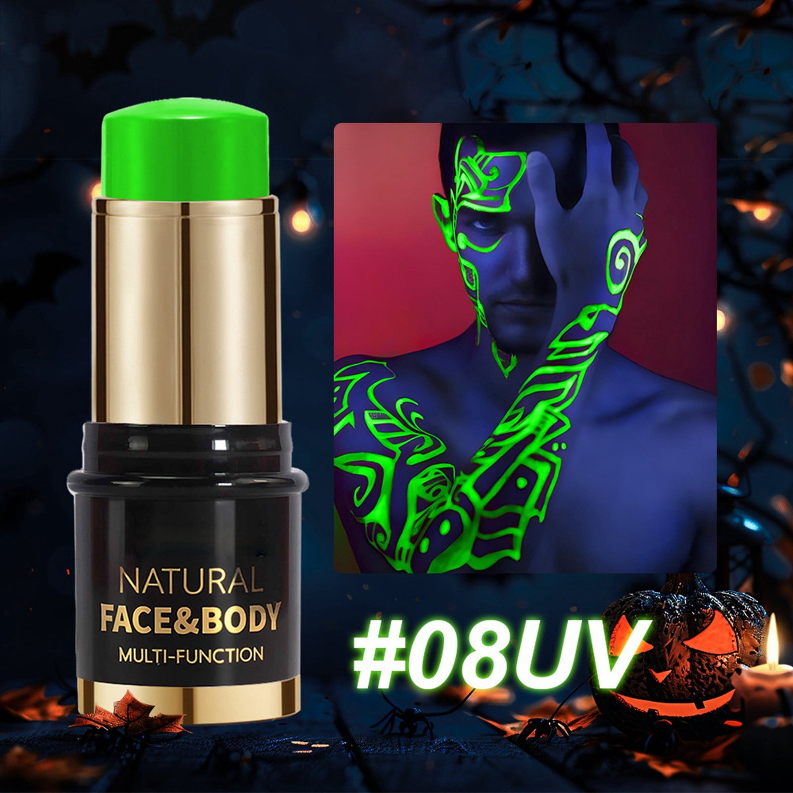 LPSSTORE 12 Colors Fluorescent Paint Sticks Face Body Paint Stage Party ...