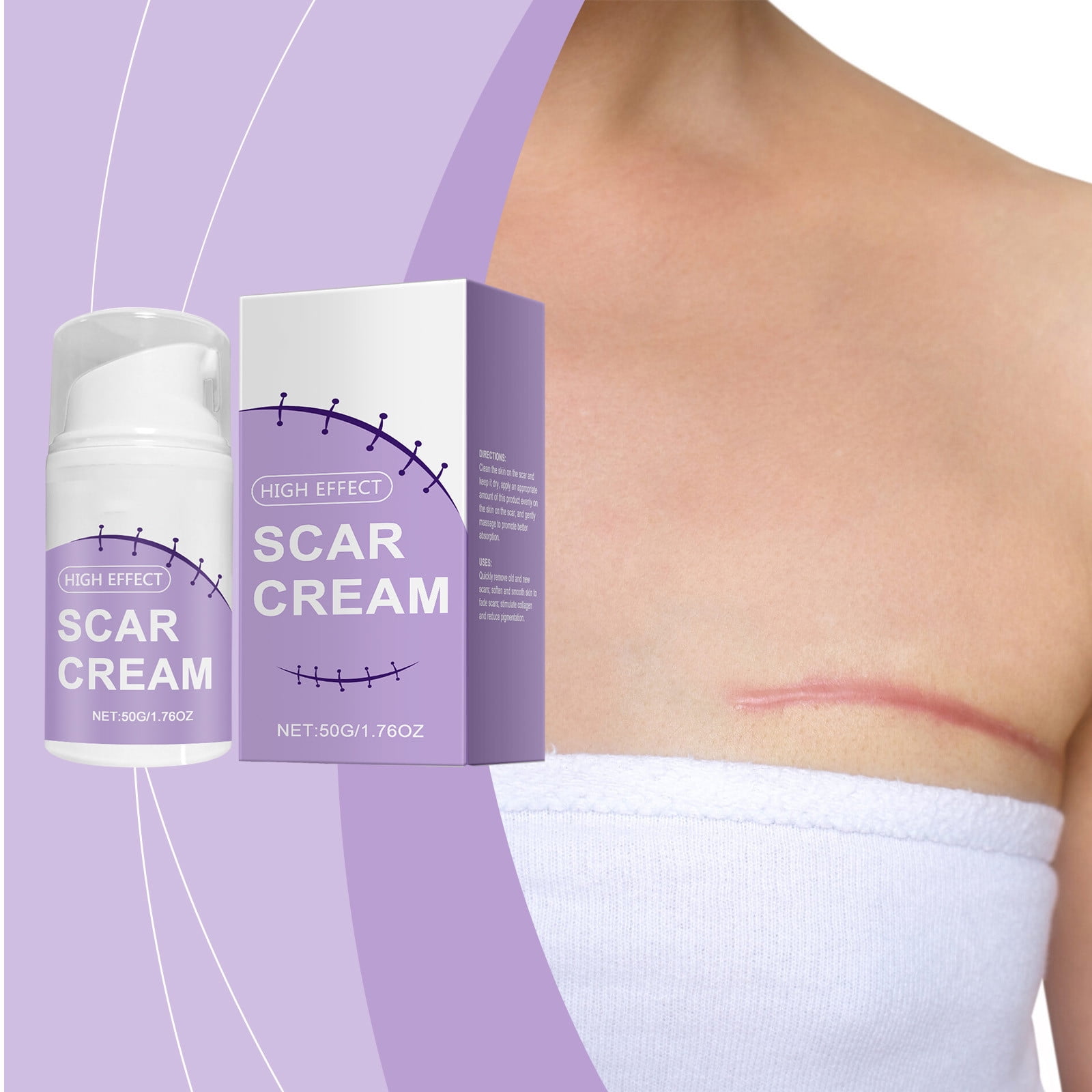 LPSSTORE Advanced Scar Silicone Scar Gel Scar Removal for Face Body C ...