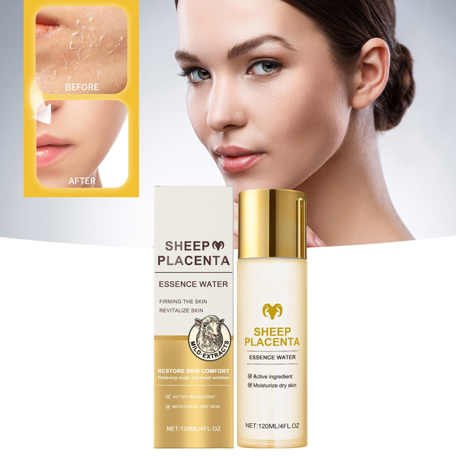 LPSSTORE Aging Lamb Placenta Extract Active Firming Lotion Revitalizes ...