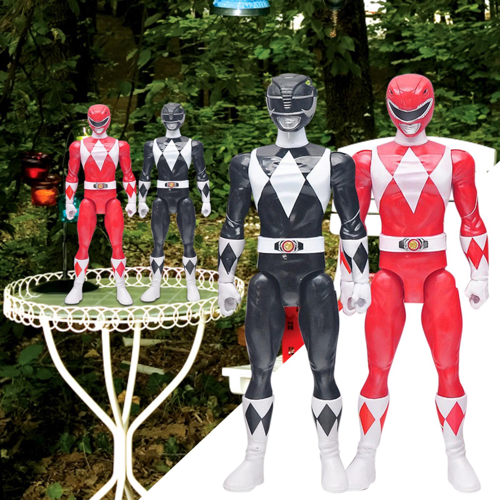LPSSTORE Dinosaur Extraordinary Red Ranger Black Ranger 12 inch Joint ...