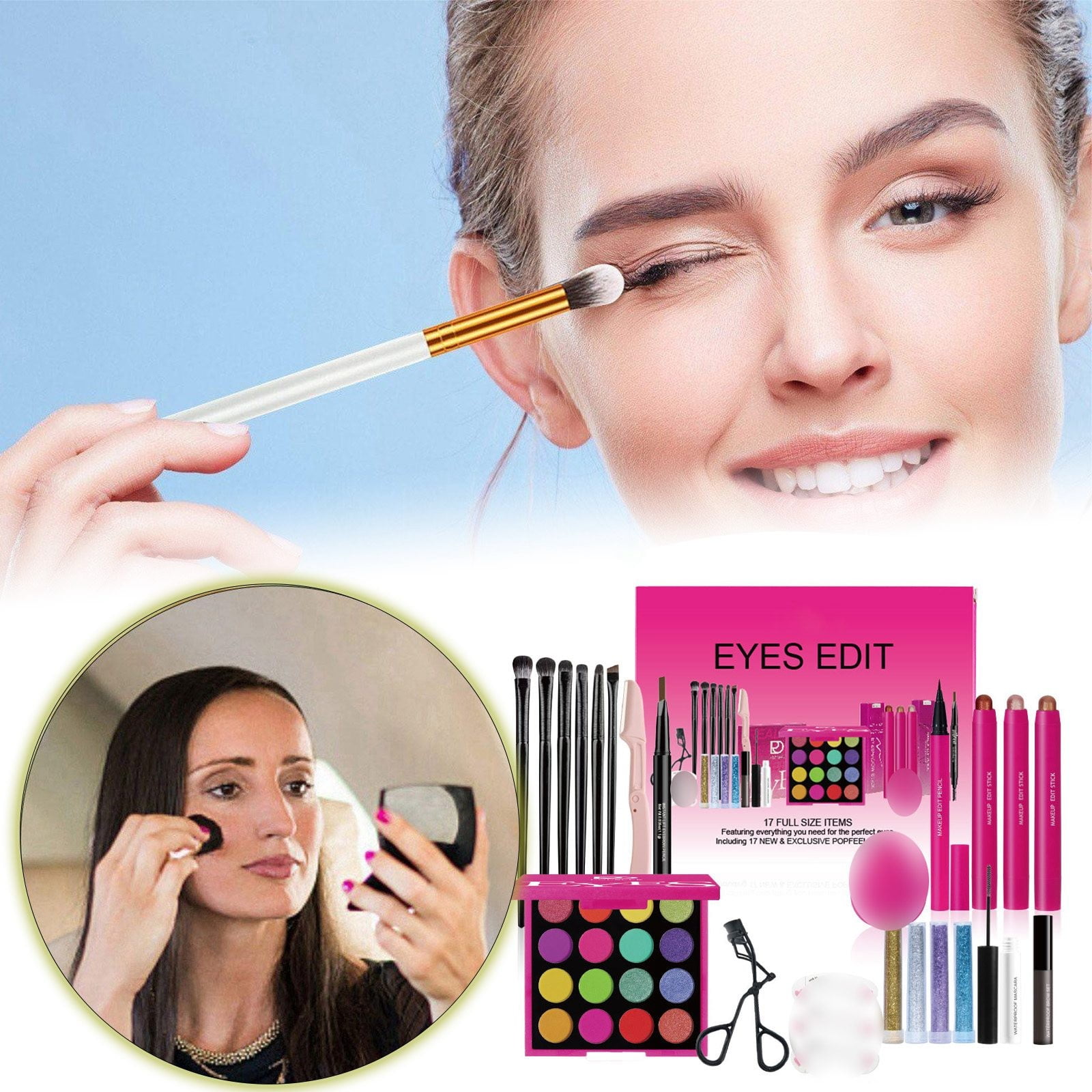 LPSSTORE Eye Face Makeup Combination Set Face Makeup Set Combination ...