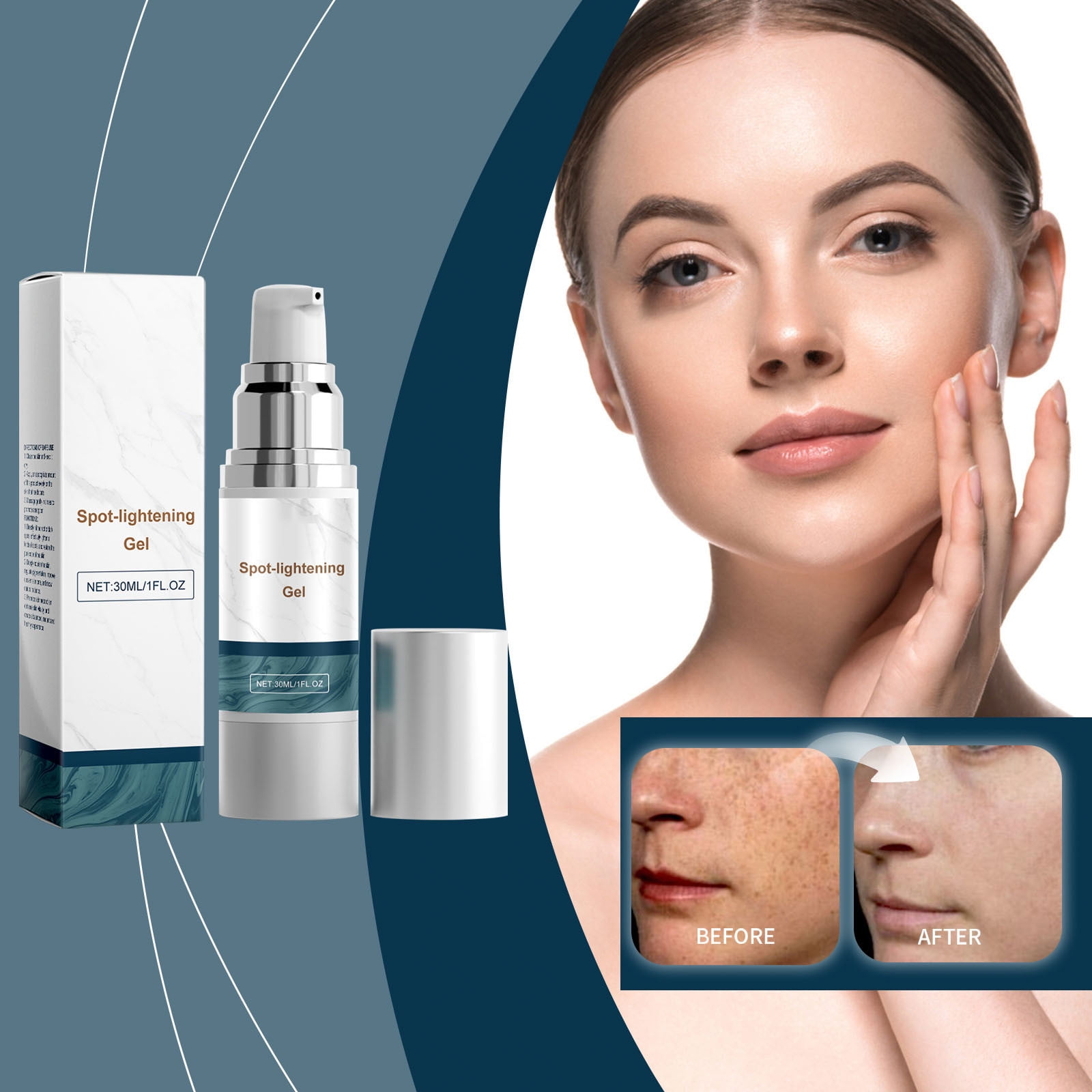 LPSSTORE Gel Light Gel Nourishes and Even Skin Tone - Walmart.com