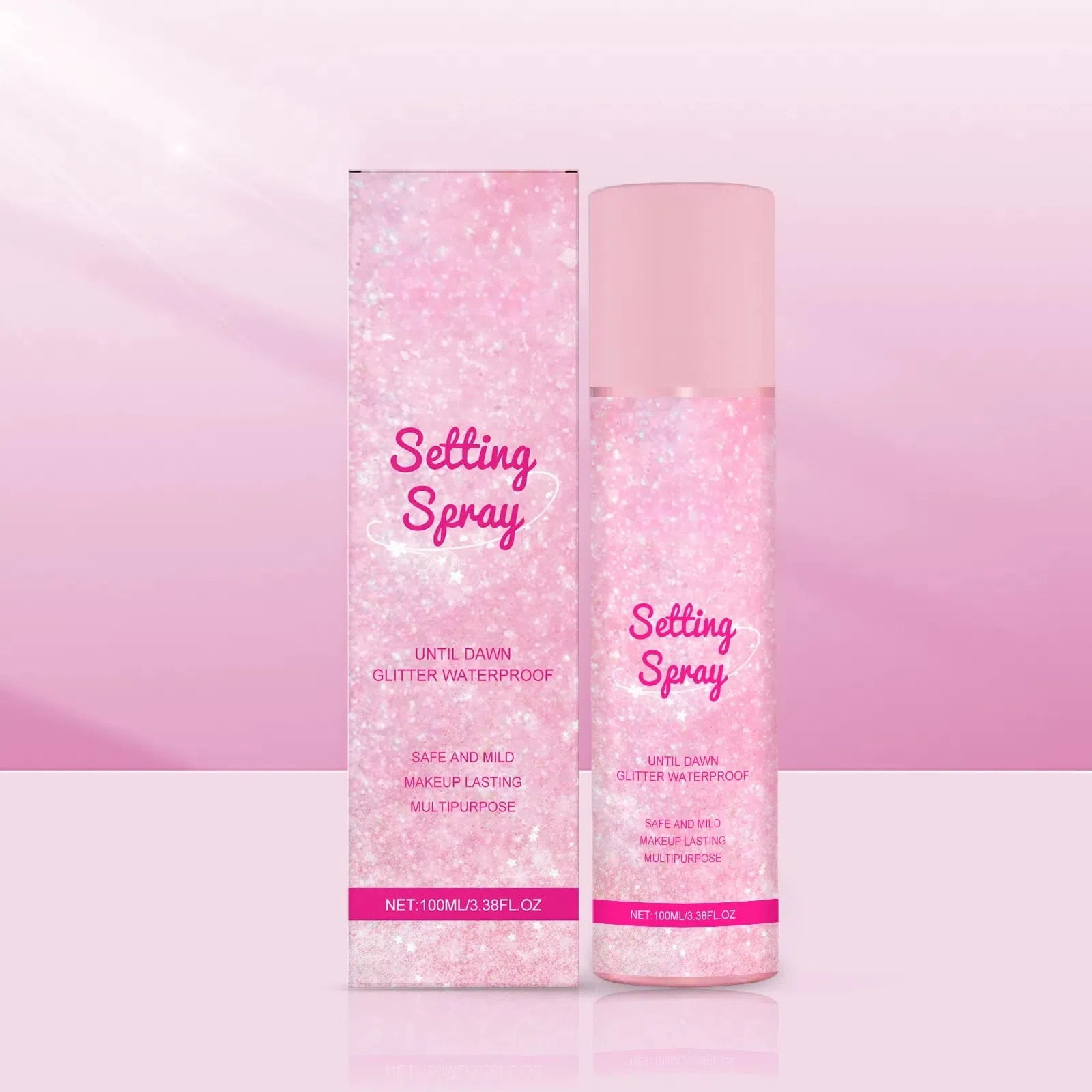 LPSSTORE Glitter Setting Spray Setting Enhance Makeup Durability ...