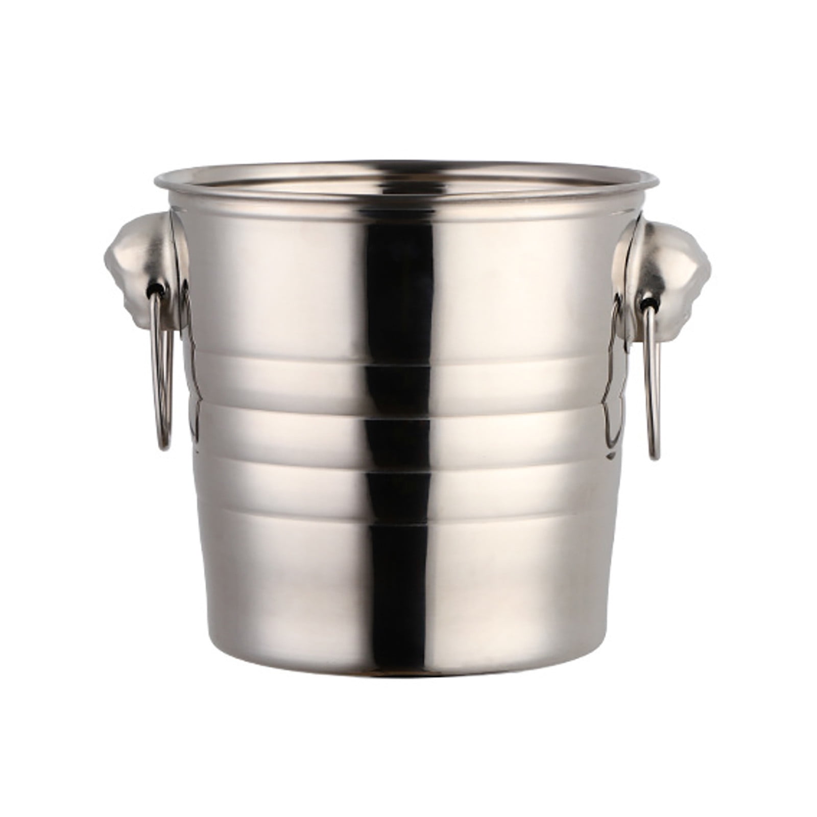 LPSSTORE Ice Bucket for Parties Bucket Stainless Steel Beverage Tub ...
