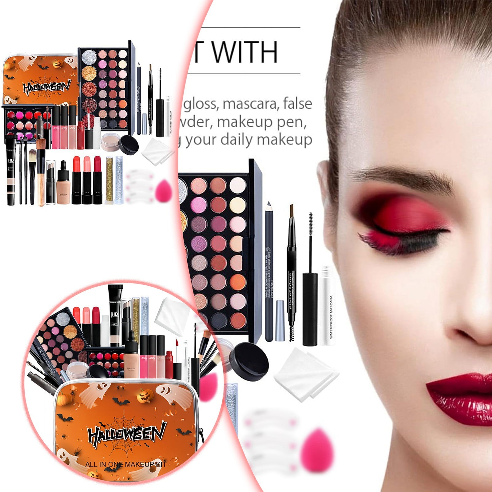 LPSSTORE Makeup Set Stage Girl Holiday Performance Makeup Set Full ...