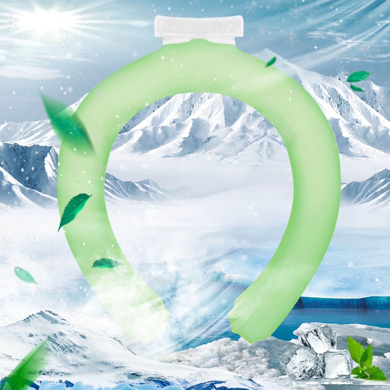 LPSSTORE Neck Tube Wearable Neck Wraps for Summer Heat Hands Cold Pack ...