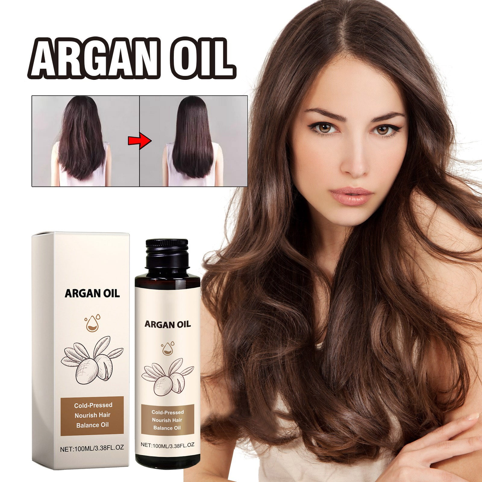 LPSSTORE Organic Oil Cold Pressed Pure Oil for Face Hair Body & Nail ...