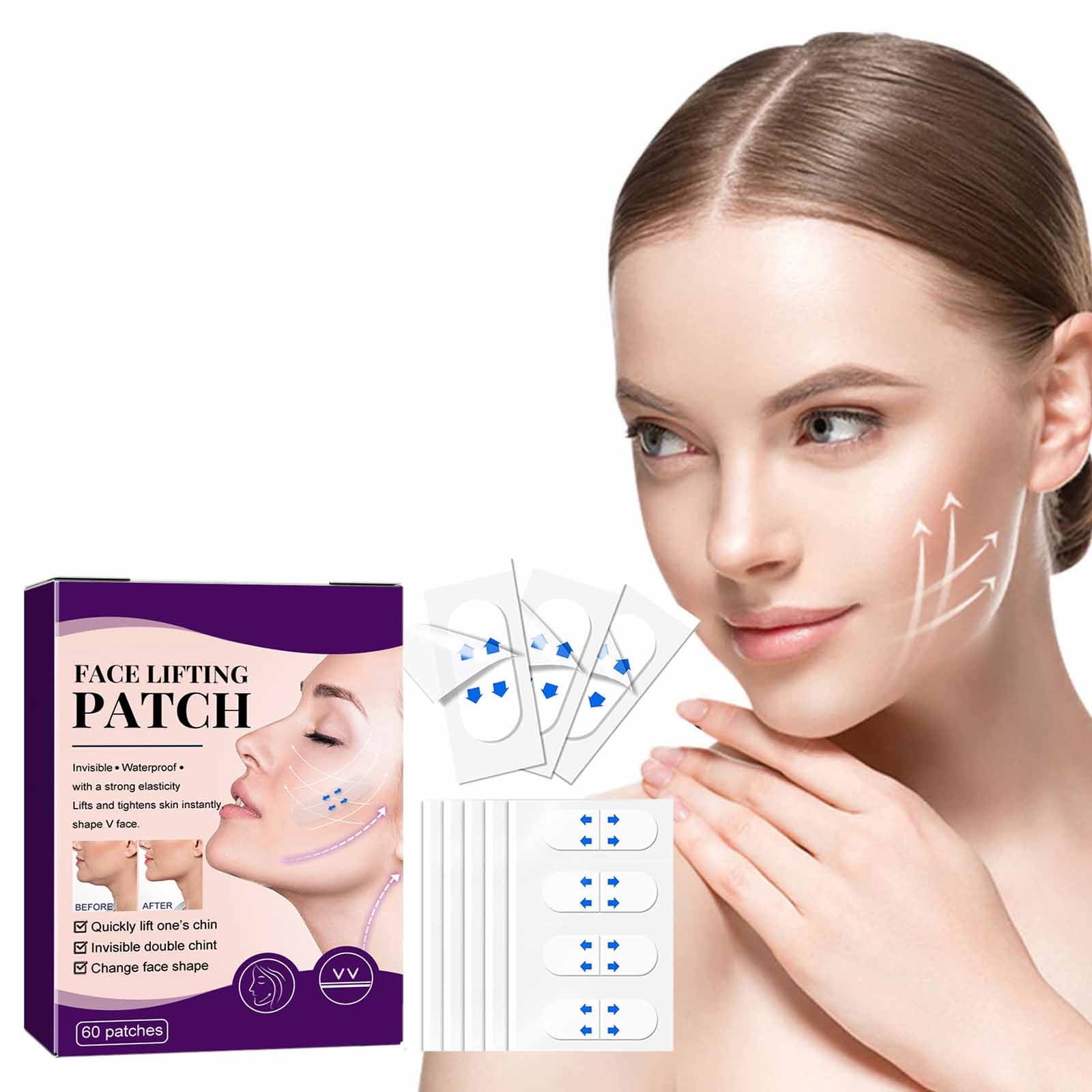LPSSTORE Pack of 60 Face Lifting Tape Facelift Tape Face Lifting Facial ...
