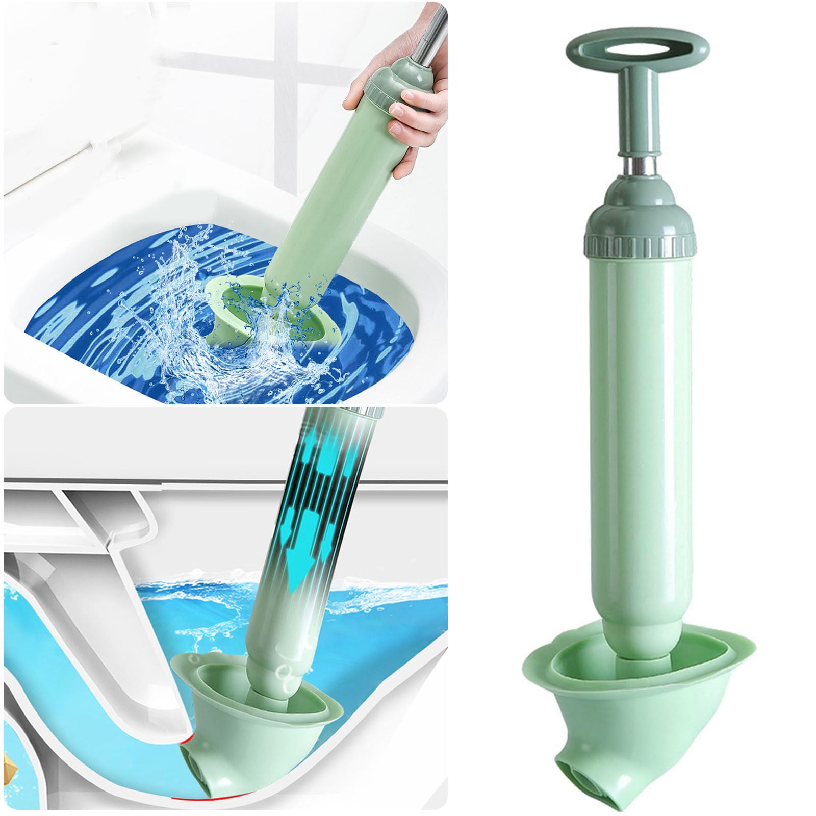 LPSSTORE Power Toilet Plunger Unclog Plunger Plunger for Blocked Pipes ...