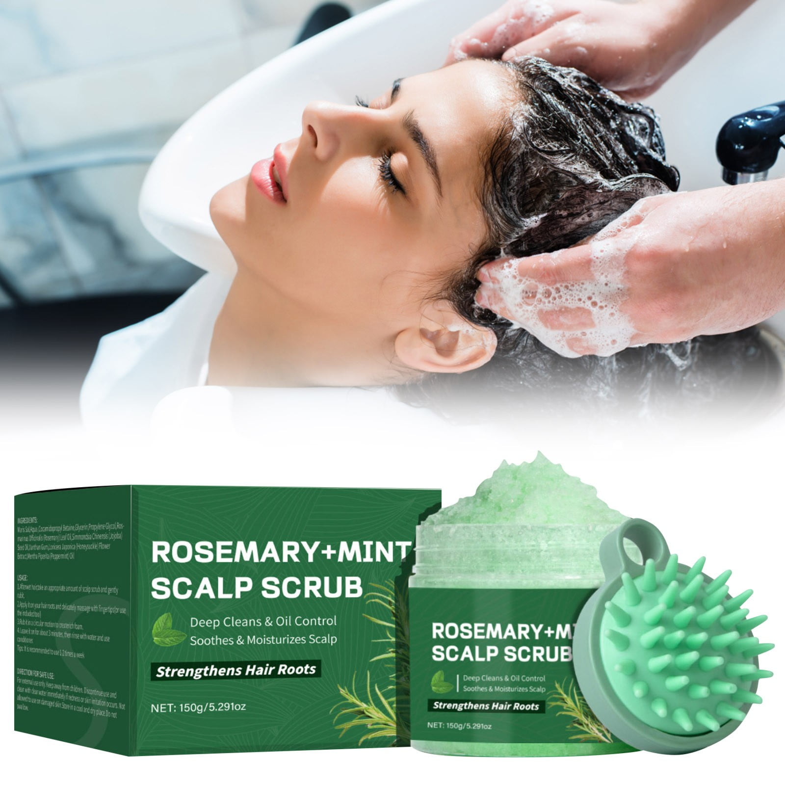 LPSSTORE Scalp Scrub Scalp Exfoliator Scrub Shampoo 2in1 Scalp with ...