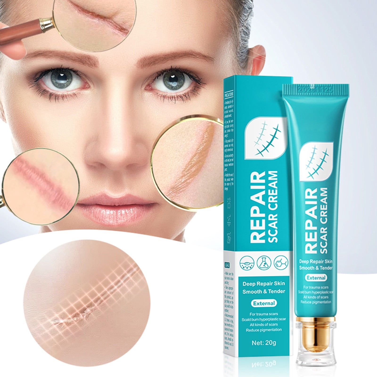 LPSSTORE Scar for Men and Women Sadoer Scar Skin Smoothing Firming Skin ...