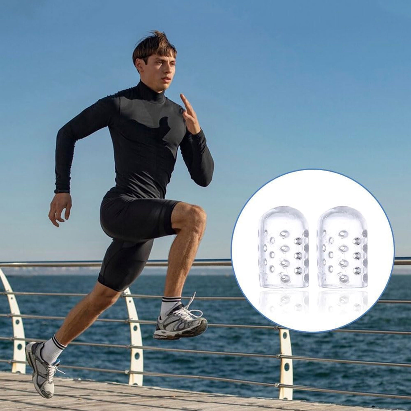 LPSSTORE Silicone AntiFriction Toe Protector Upgraded Little Toe ...