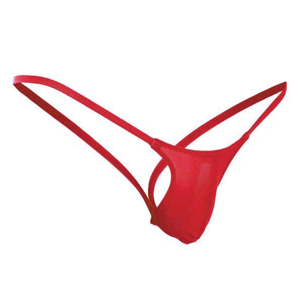 Lqcmbyf Mens Thong Underwear Open Back Mens Underpants Low Waist