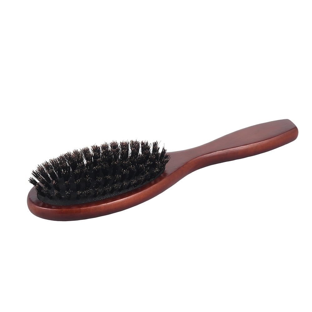 LQCrafK Boar Bristle Hair Brush for Women Men Kid Natural Firm Bristles ...