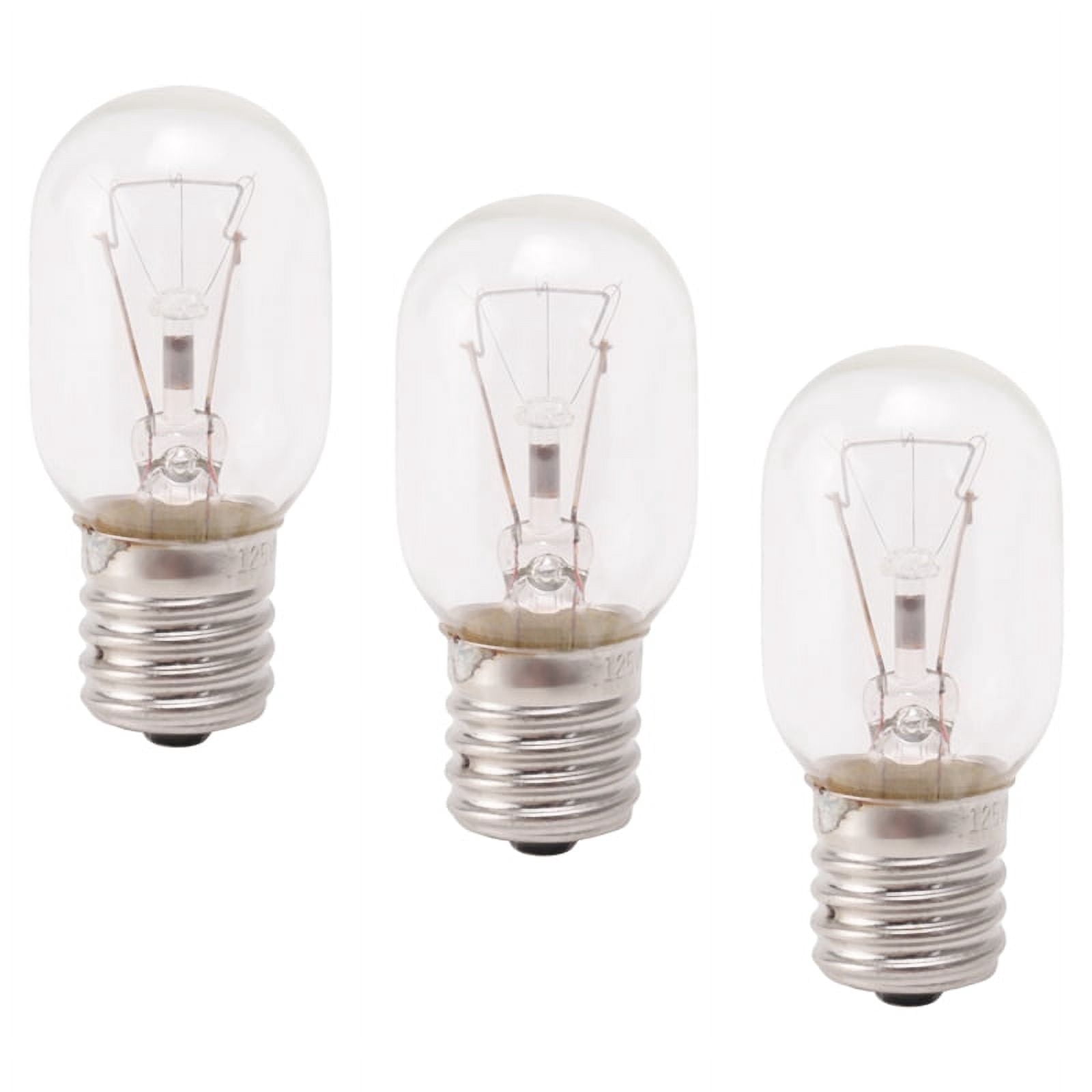 LQCrafK Microwave Light Bulb 40W E17 125V Replacement Part - Exact Fit ...