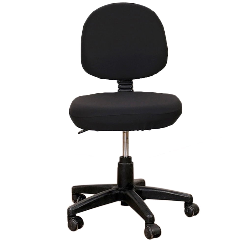 LQCrafK Office Swivel Chair Computer Chair Split Back Cover Black ...