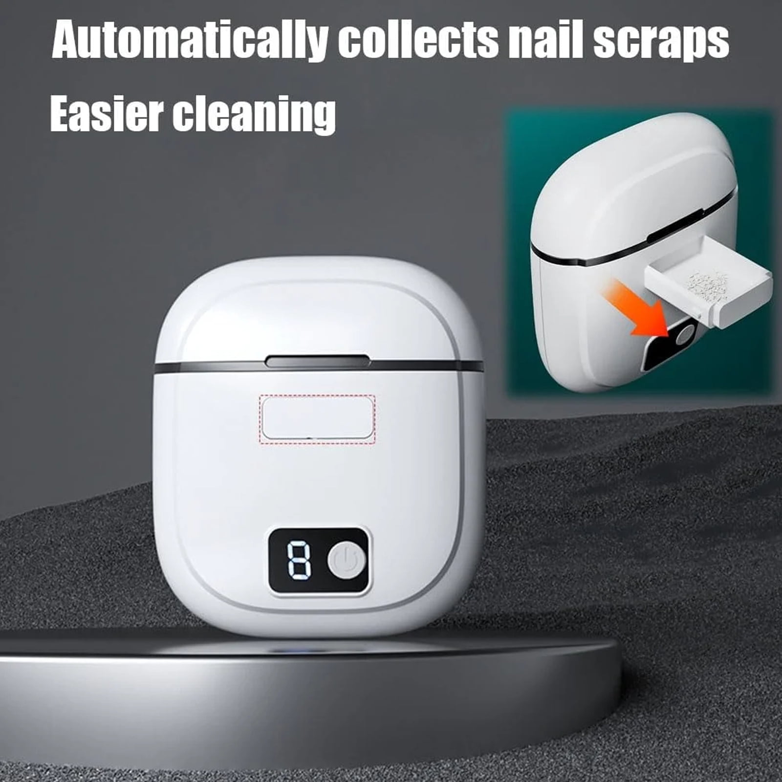 LQPWZU Electric Automatic Nail Clipper Fingernail Trimmer: Automatic ...