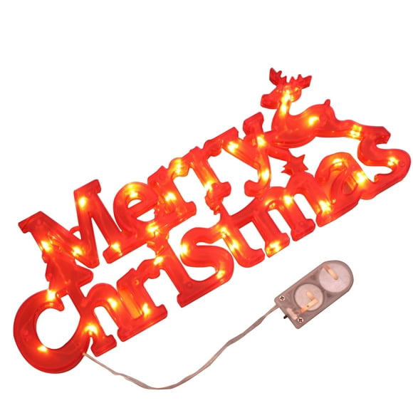 Large Outdoor Merry Christmas Lighted Sign