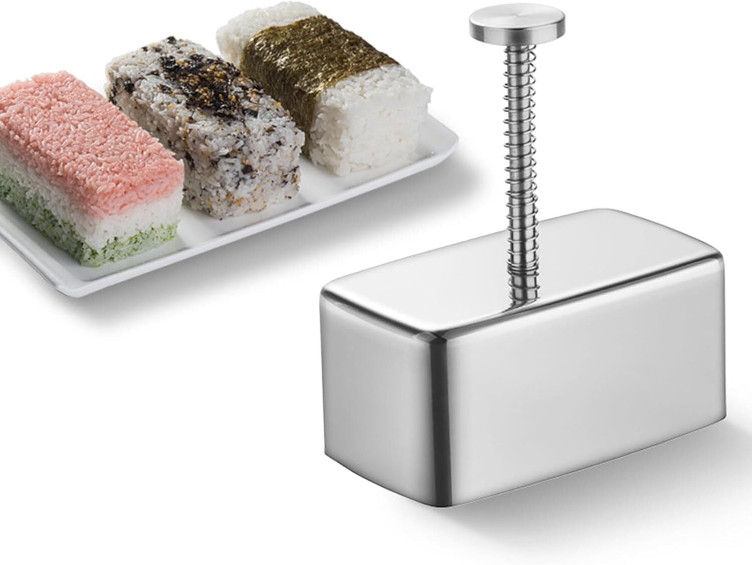 LQQBOX 1 Pcs Stainless Steel Spam Musubi Mold - Create Fun and ...